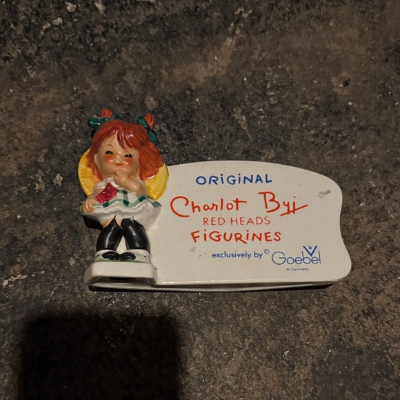 Goebel | Art | Goebel Charlot Byj Figurine With Red Hair And Green ...